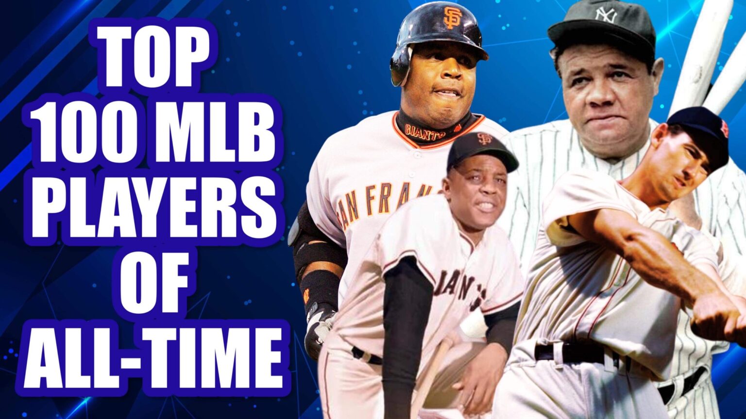 Top 100 MLB Players of All-Time - Game Breakers Sports