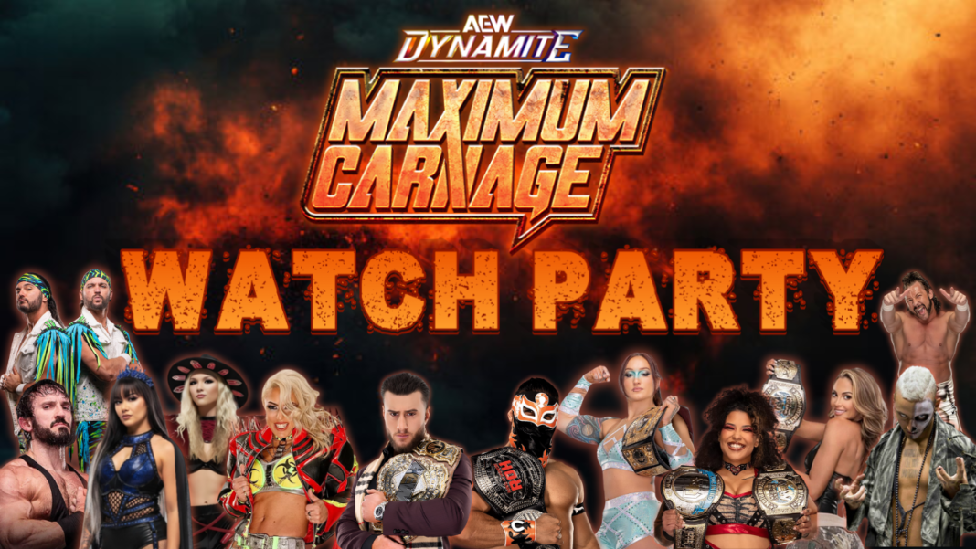 AEW Dynamite Maximum Carnage Watch Party - Game Breakers Sports